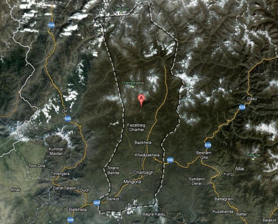 Swat District Satellite Map – Paki Mag