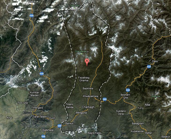 Swat District Satellite Map – Paki Mag
